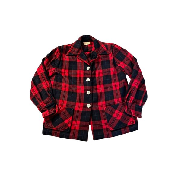 Pendleton | Tops | Vintage 94s Pendleton 100 Wool Plaid Tartan Flannel ...